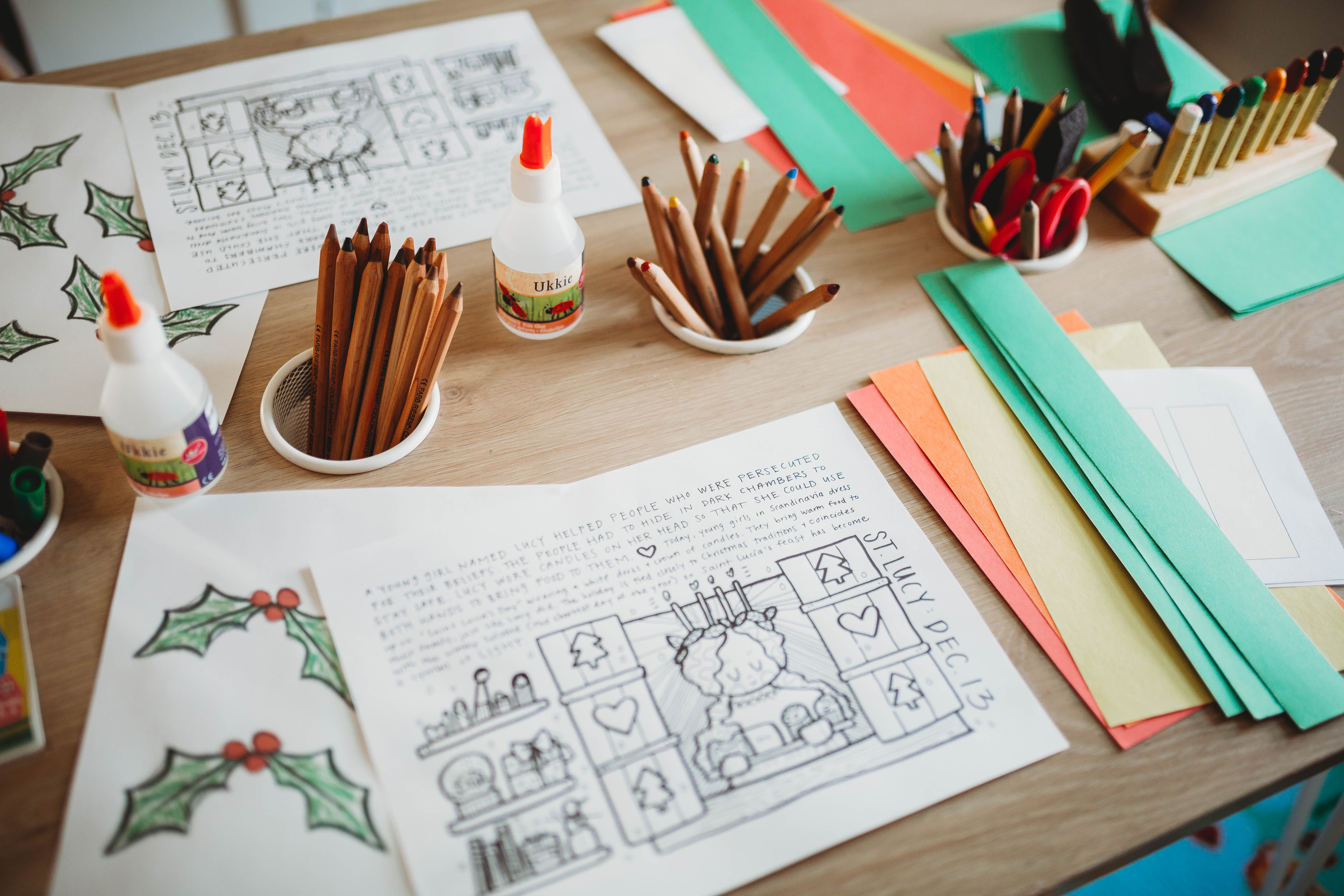 St. Lucia Day – homeschooling moon children